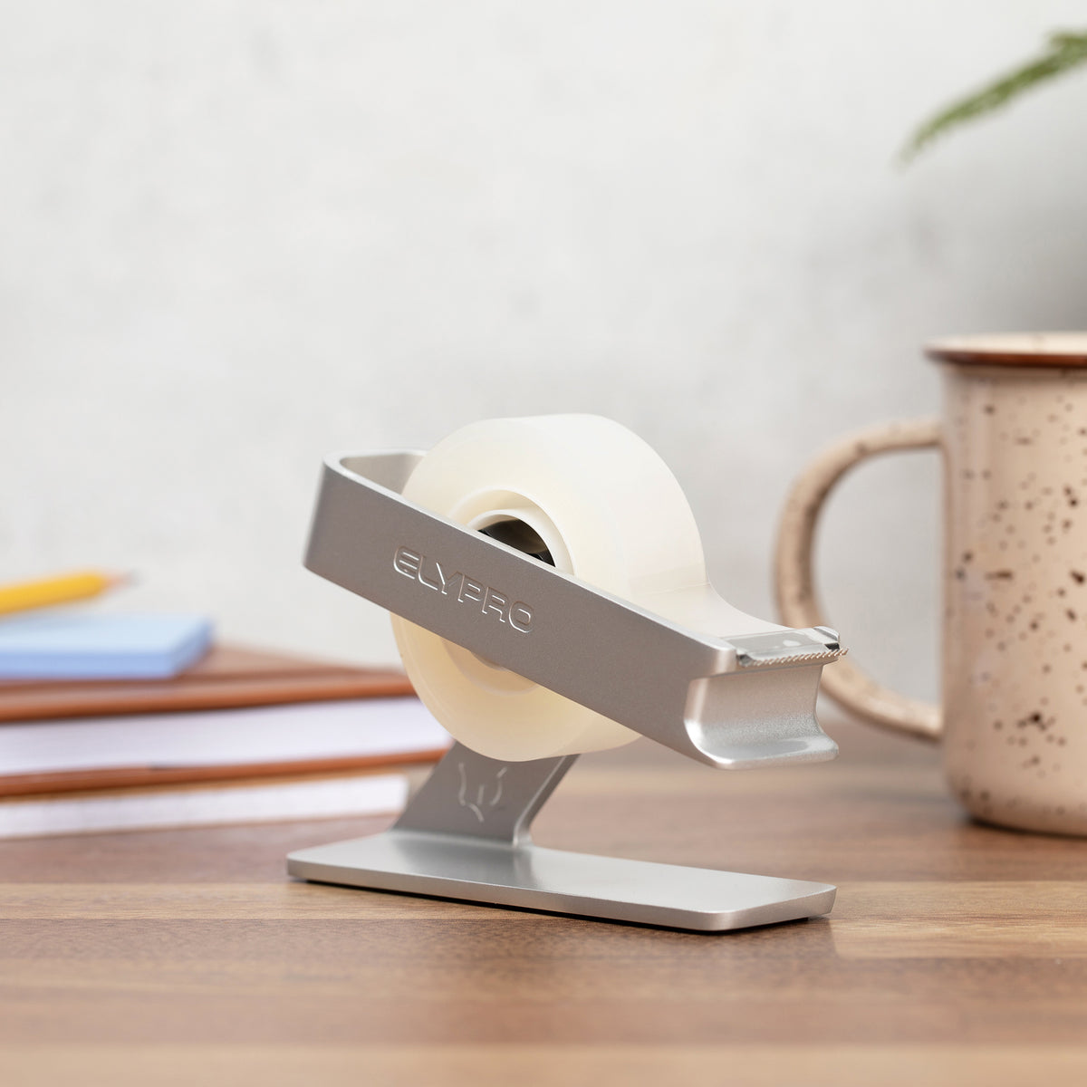 Modern Tape Dispenser – Sleek Desk Accessory in Black, White & Silver ...
